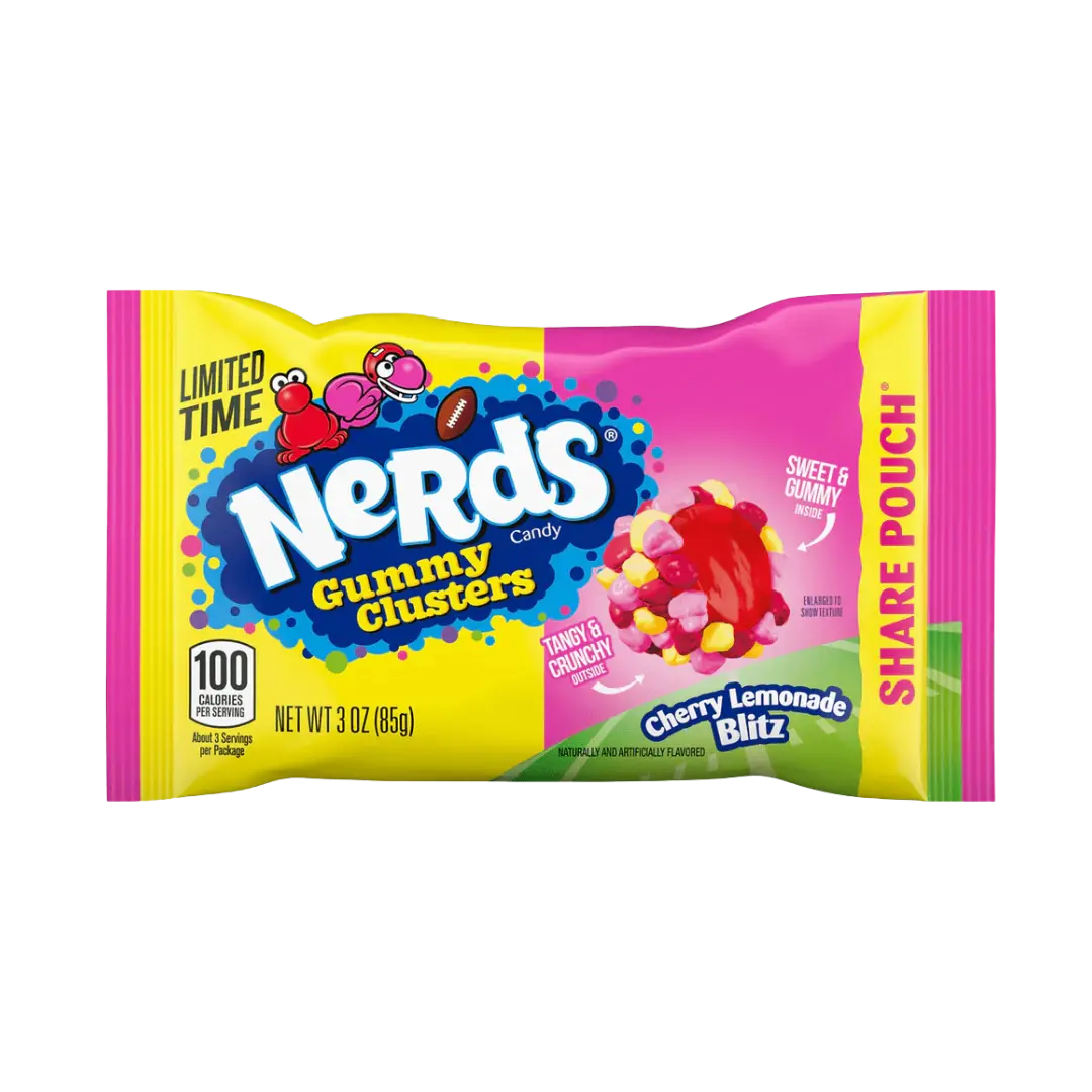 Nerds Candy | Gummy Clusters - Cherry Lemonade Blitz - Share Pouch ...
